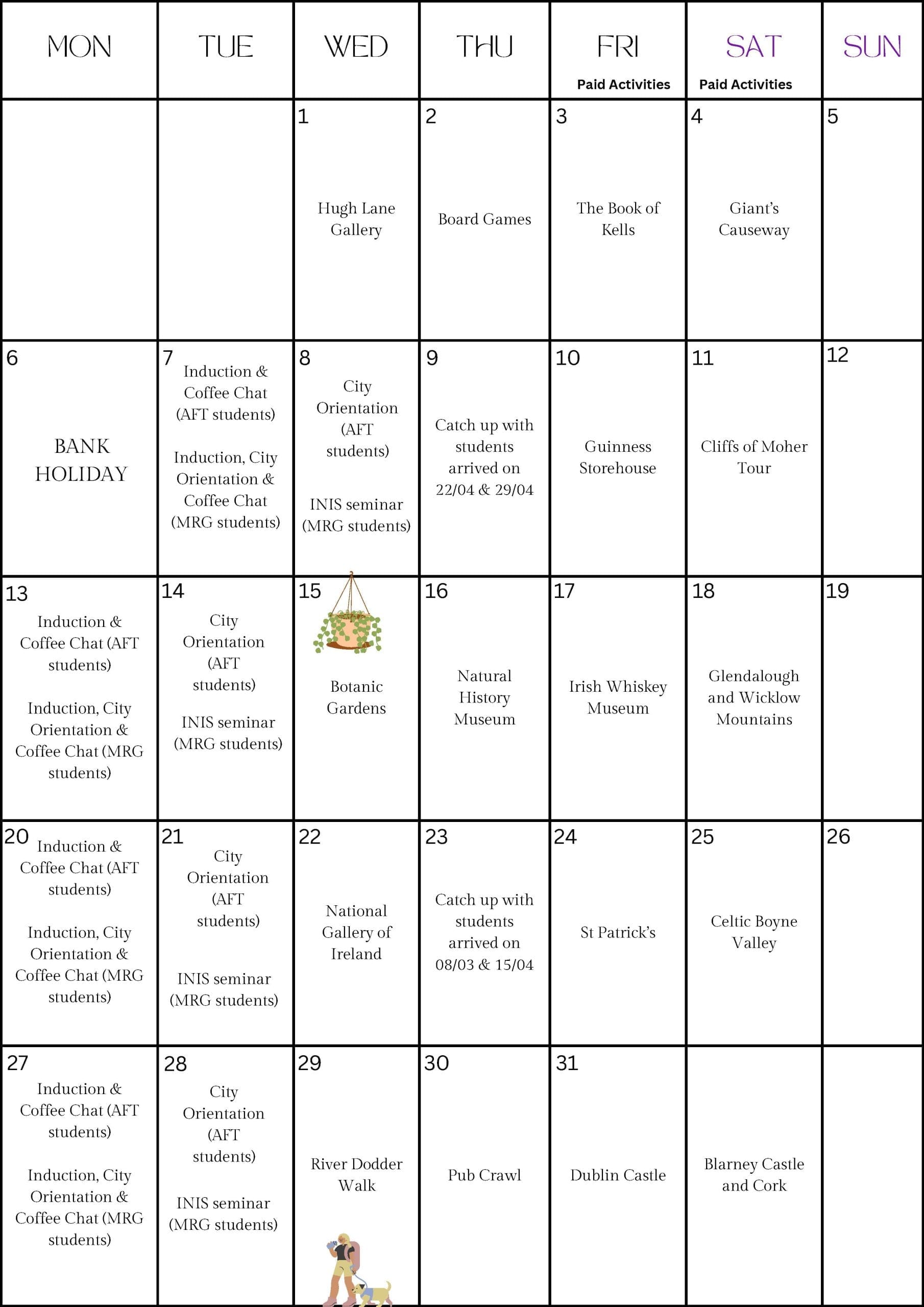 May 2024 Social Programme - Emerald Cultural Institute